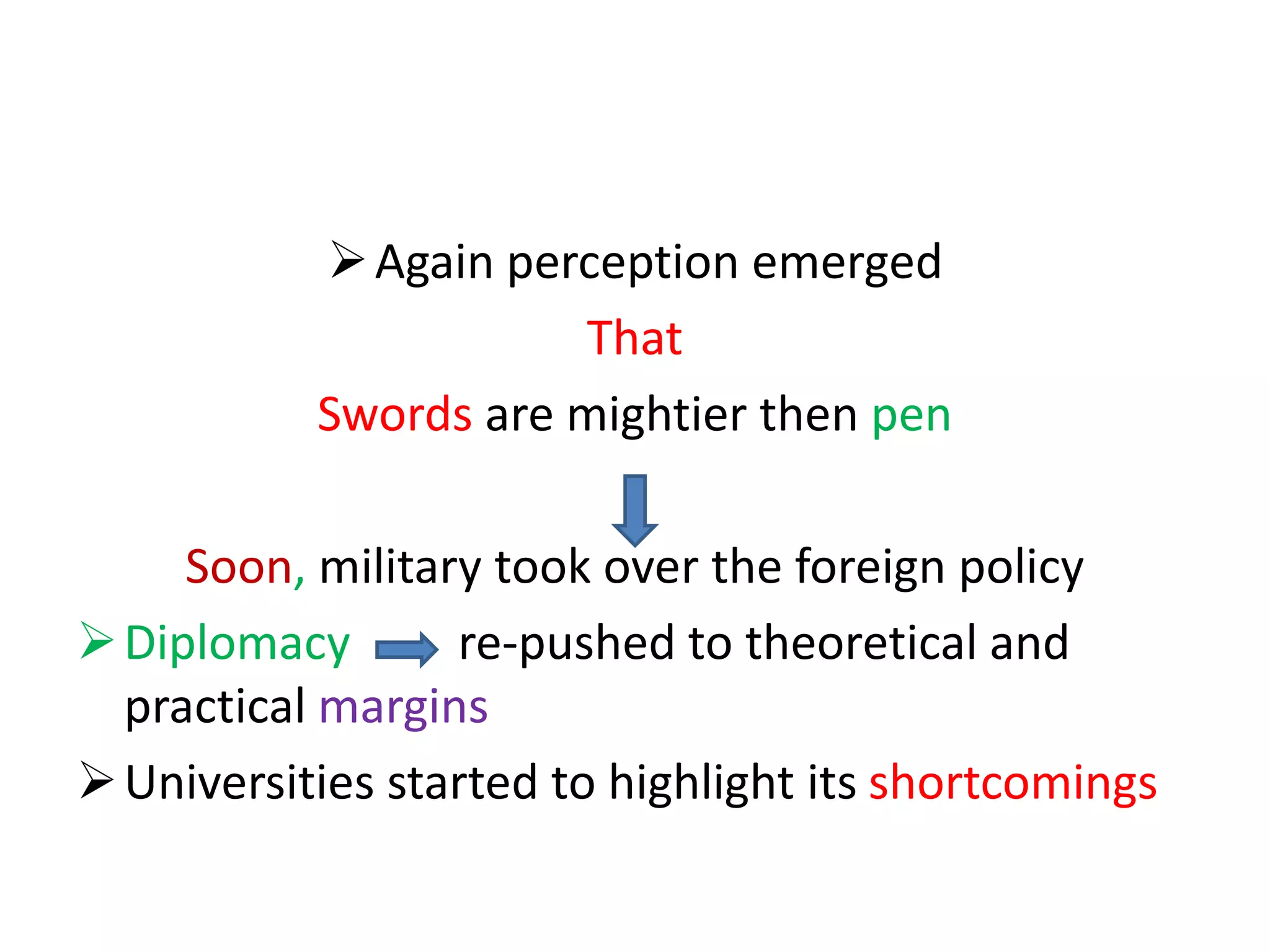 Diplomacy in 20th century | PPTX