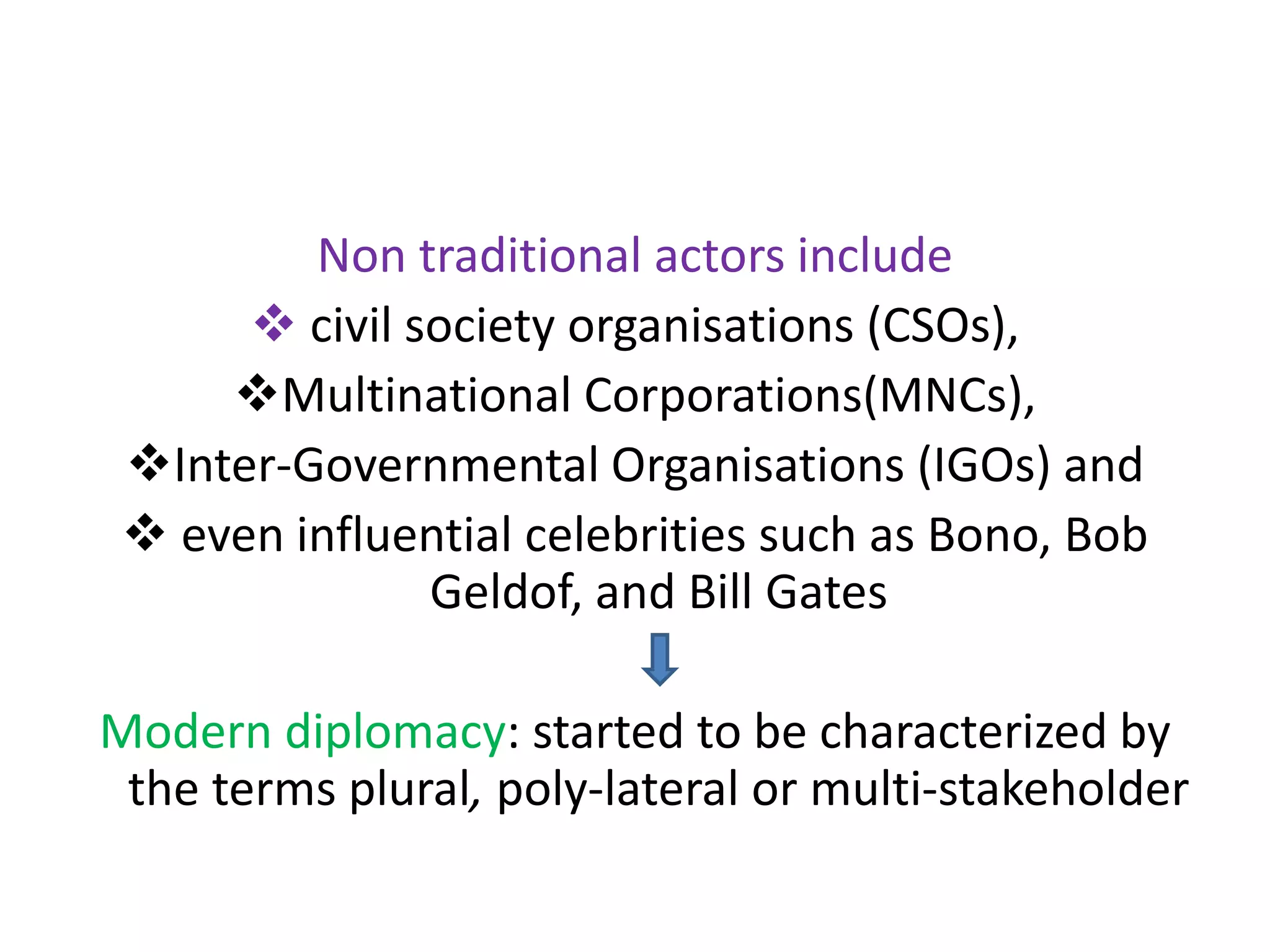 Diplomacy in 20th century | PPTX