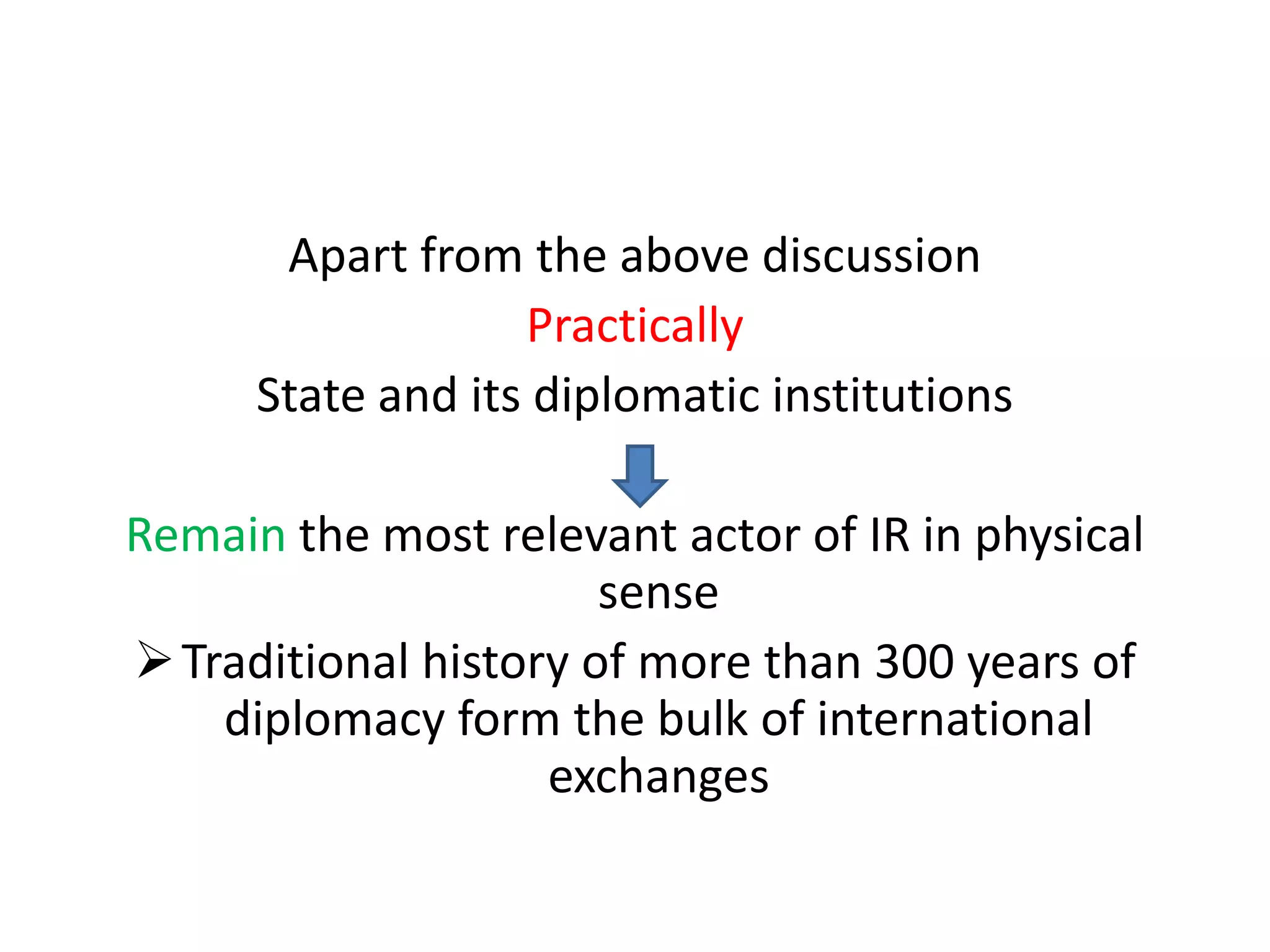 Diplomacy in 20th century | PPTX