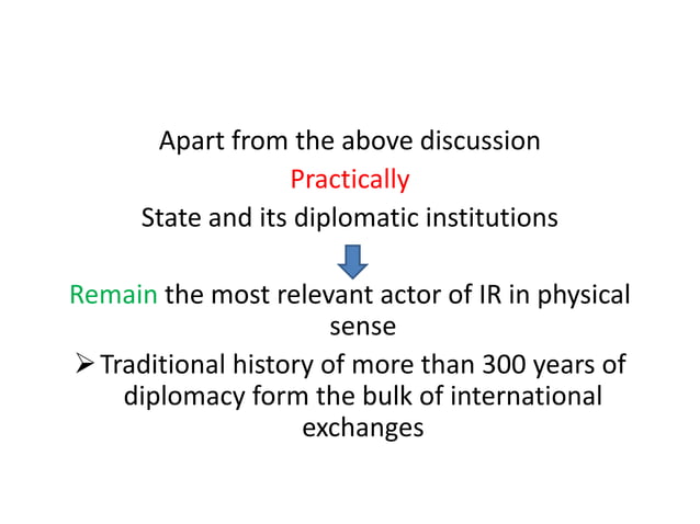 Diplomacy in 20th century | PPTX