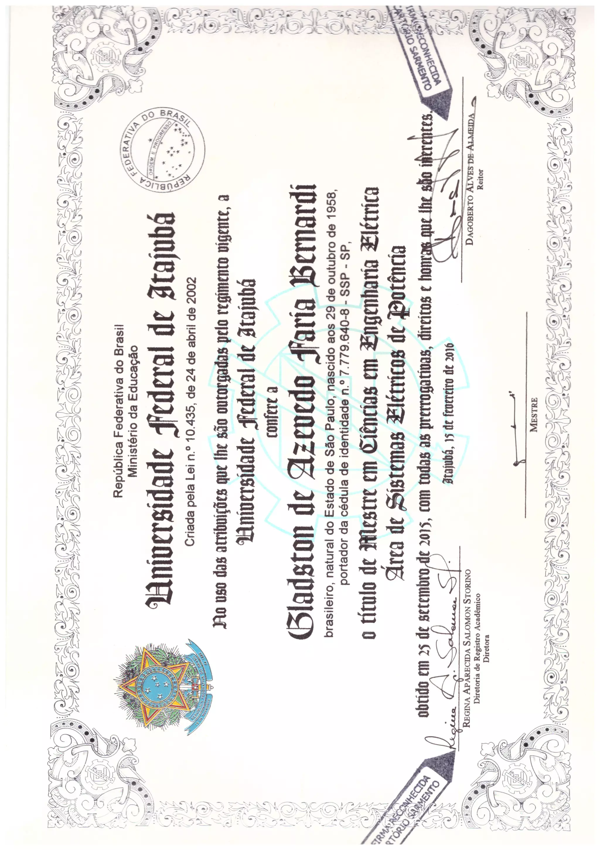 Diploma de mestrado | PDF