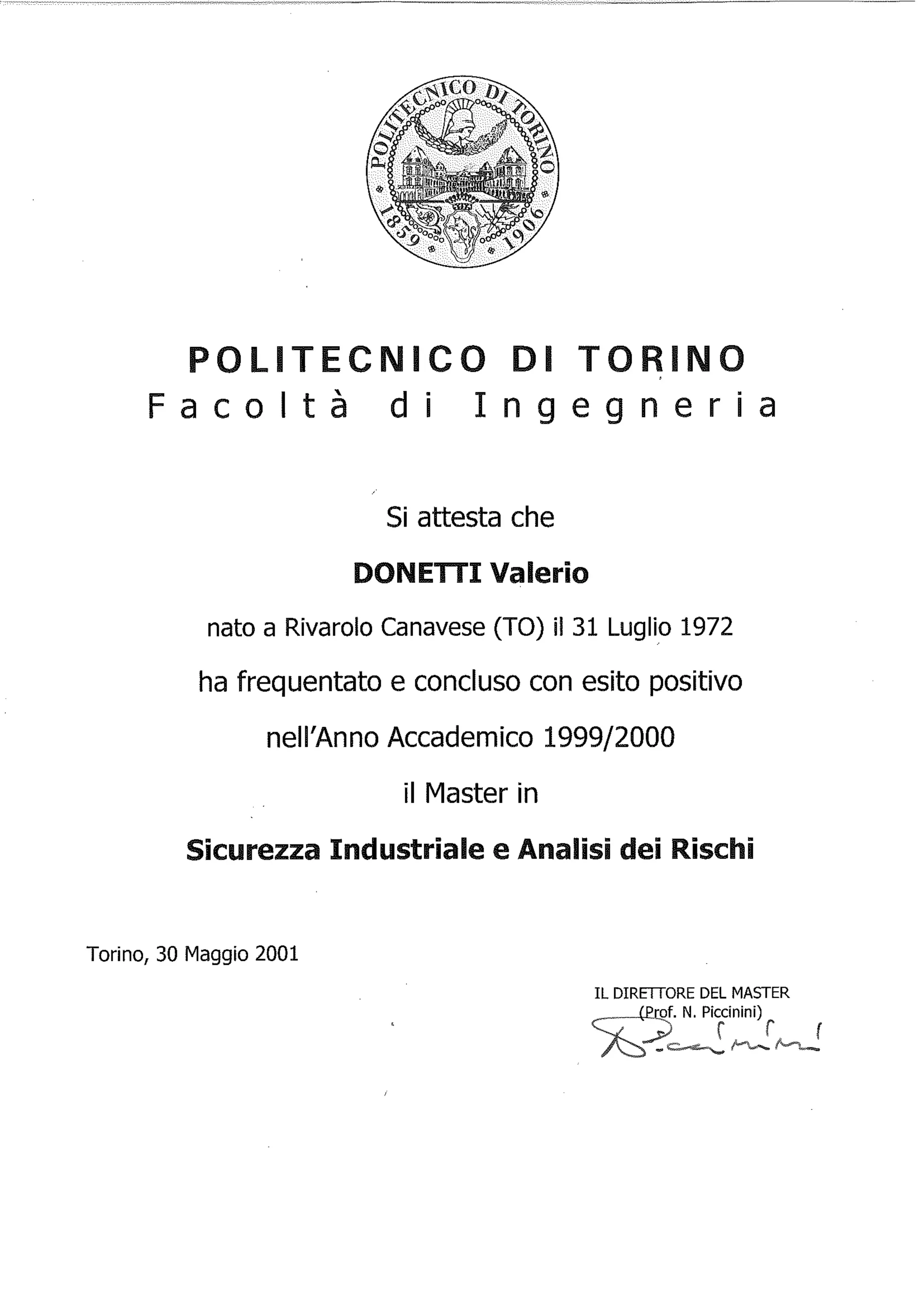 Diploma di Master | PDF