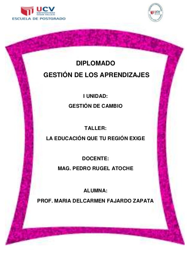 Diplomado de gestion de los aprendizajes Diplomado de gestion de los aprendizajes