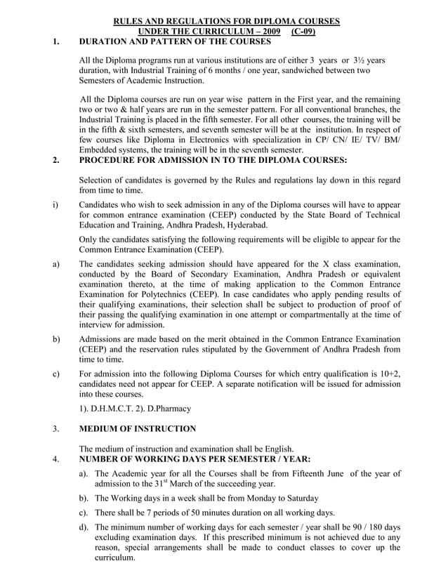 Diploma eee curriculum-09 | PDF