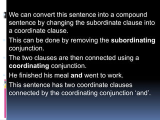 Diploma engg iv u-1.3 simple, compound & complex sentences | PPTX
