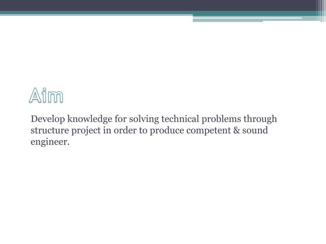 Diploma final year project | PPTX