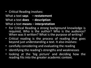Diploma i ecls_u-3_reading & comprehension | PPTX
