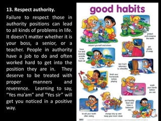 Diploma i ecls_u_4.1_good manners & habits | PPT