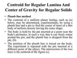 Diploma i em u iv centre of gravity & moment of inertia | PPTX