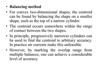 Diploma i em u iv centre of gravity & moment of inertia | PPTX