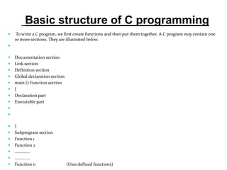 Diploma ii cfpc u-2 datatypes and variables in c language | PPT