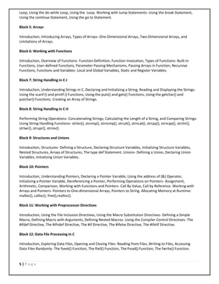 Diploma in computer applications | PDF