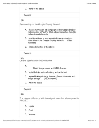 Diploma in Digital Marketing | PDF