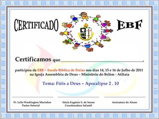 Diploma infantil 1 | PPS