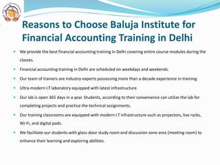 DIPLOMA IN FINANCIAL ACCOUNTING, ADVANCE EXCEL & TALLY WITH GST | PPT