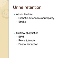 Urinary incontinence management | PPT