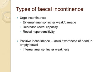 Urinary incontinence management | PPT