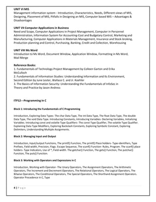 Diploma in Information Technology | DOCX