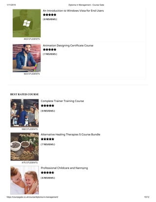 Diploma in Management - Course Gate | PDF