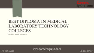 Diploma in Medical Laboratory Technology (DMLT) Courses, Colleges ...