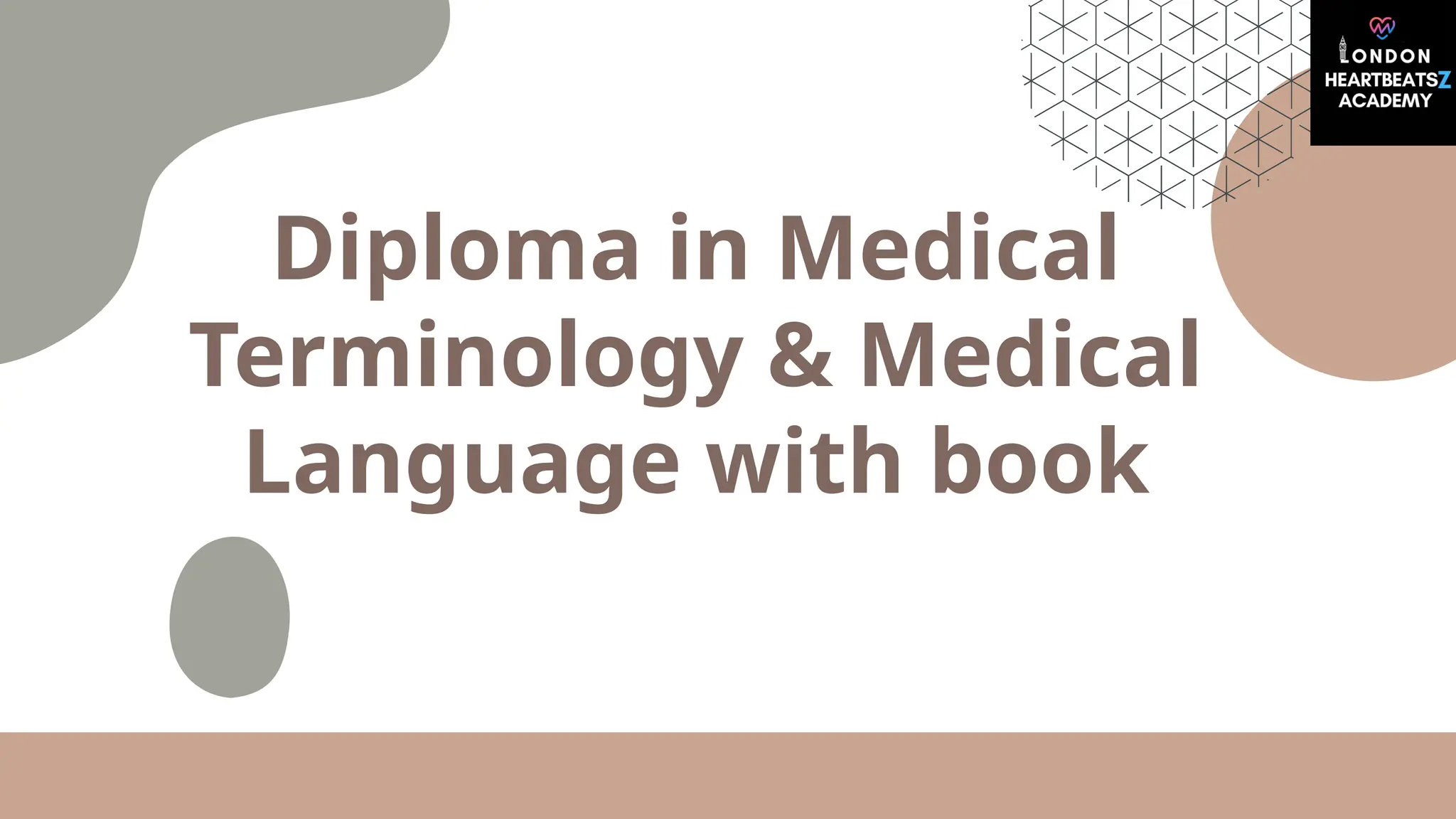 Diploma in Medical Terminology & Medical Language with Book – London ...