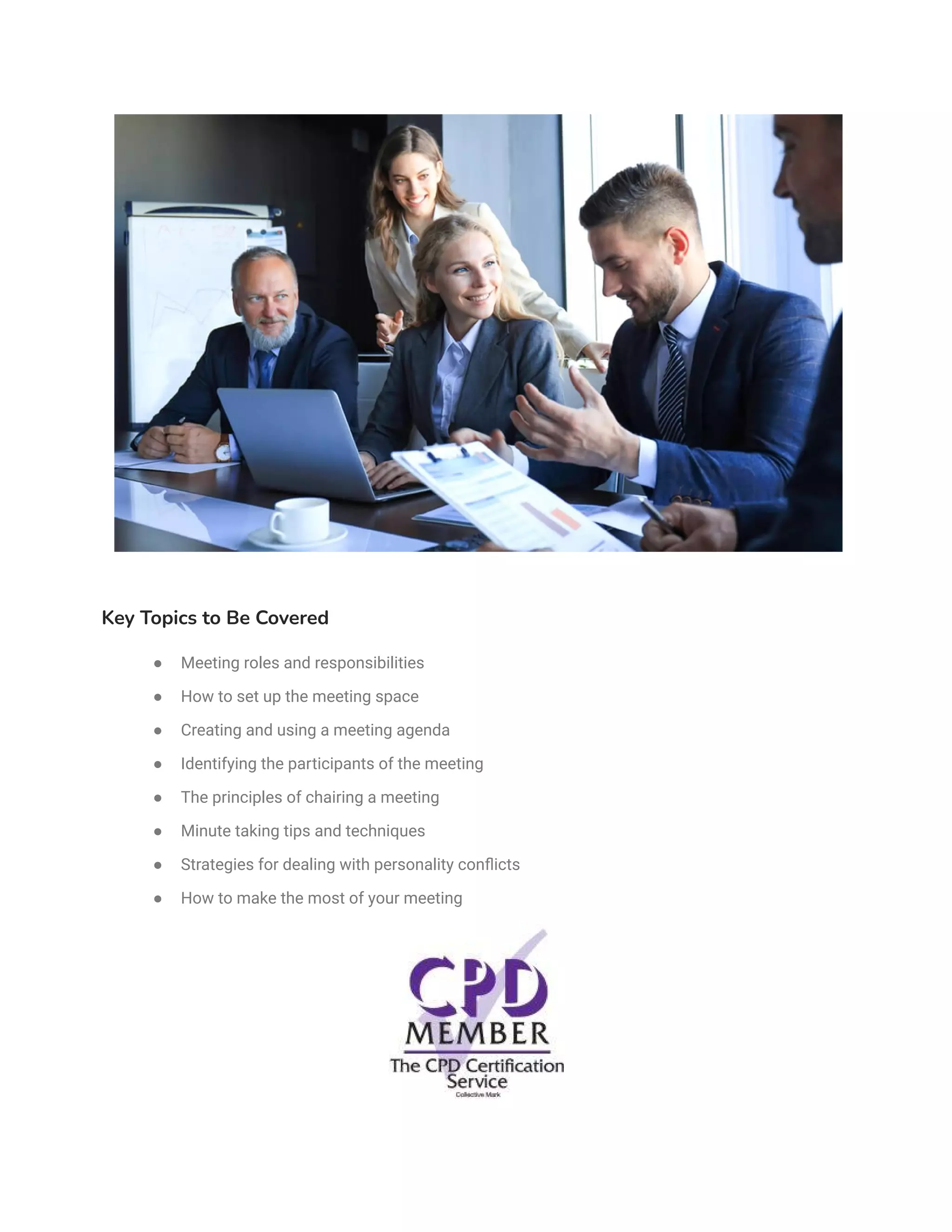 Diploma in meeting management | PDF