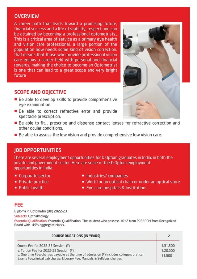 Diploma in optometry.pdf | Eye and Vision Conditions | Diseases and ...