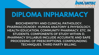 Diploma in pharmacy | PPTX