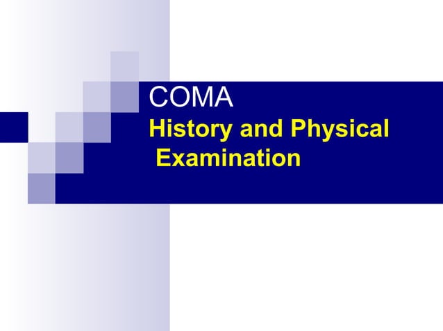 coma | PPT | Brain and Nervous System Disorders | Diseases and Conditions