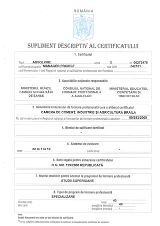 Diploma manager proiect | PDF