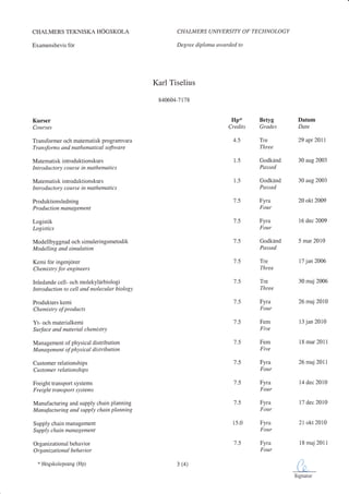 Diploma Master Of Science In Engineering | PDF | Professional School ...
