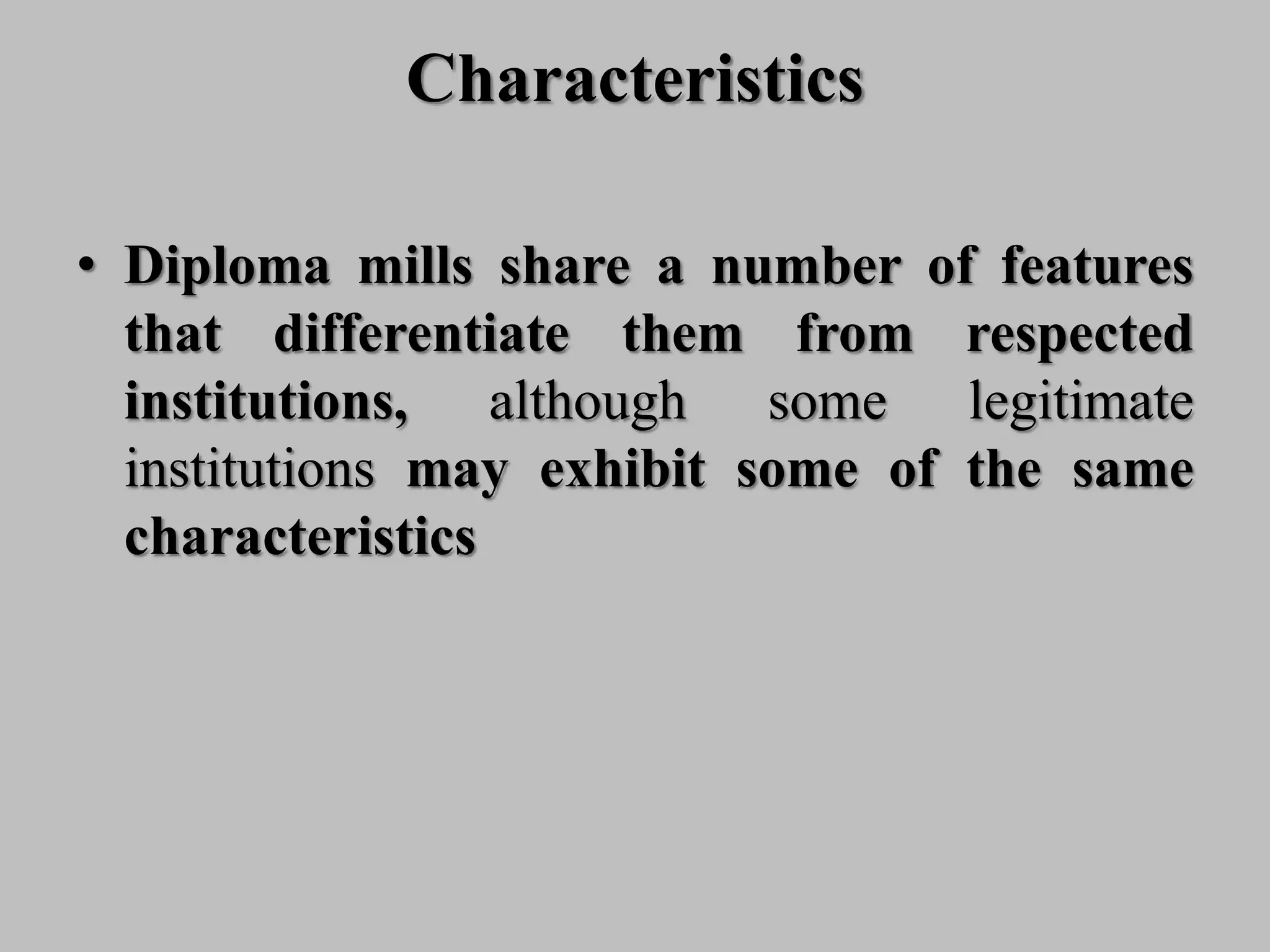 Diploma mill | PPTX