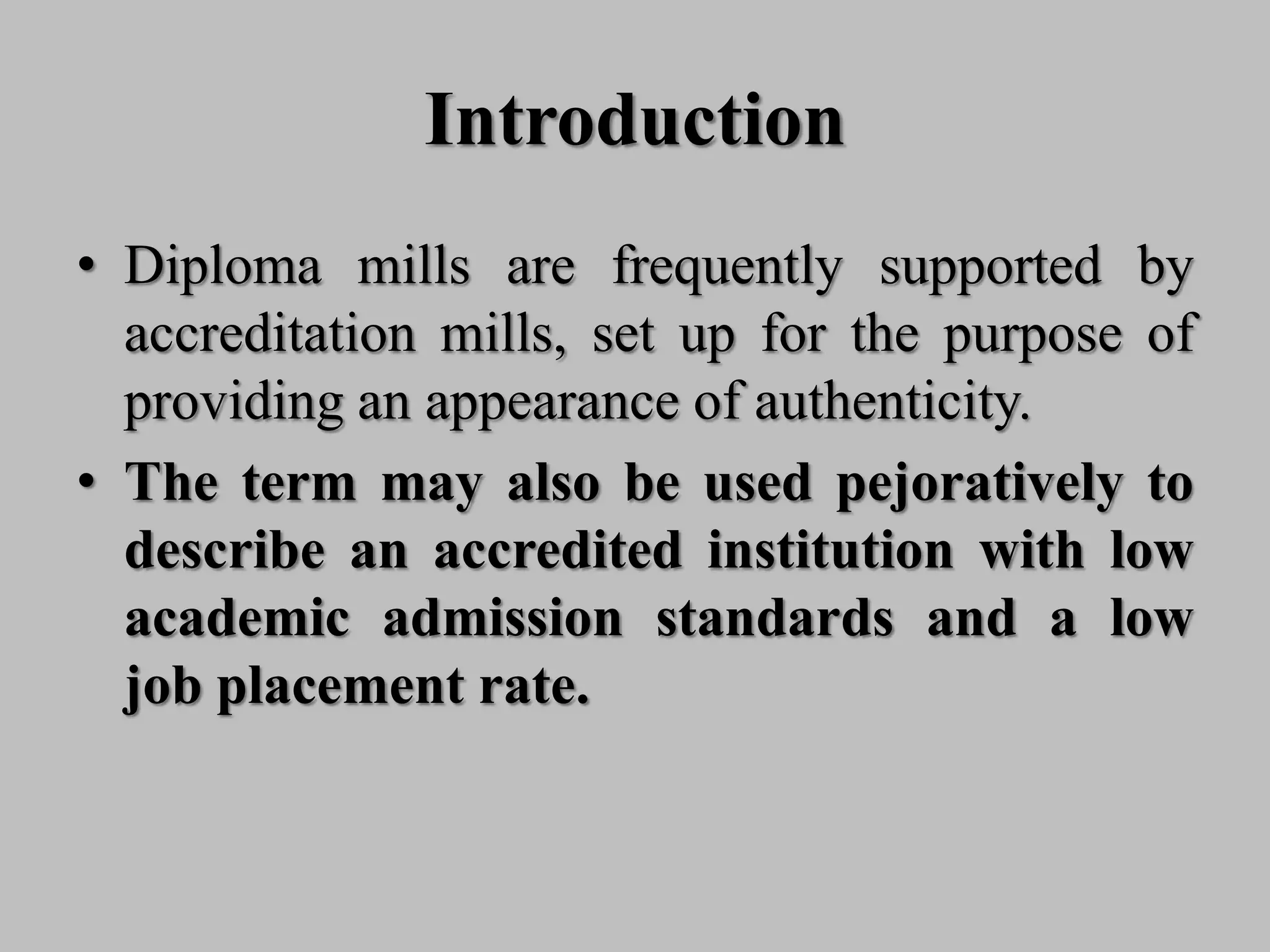 Diploma mill | PPTX