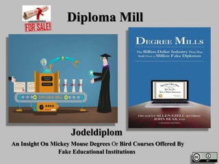 Diploma mill | PPT