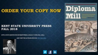 "Diploma Mill" A book by David Alan Johnson | PPT