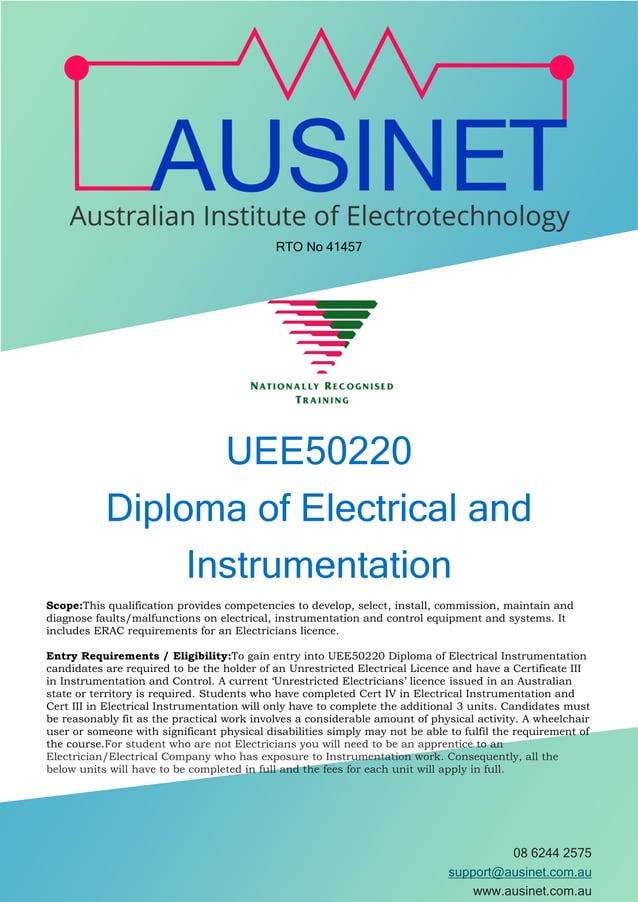 Diploma of electrical and instrumentation | PDF