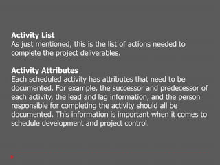 Diploma of Project Management – How to Set Up Project Activity ...