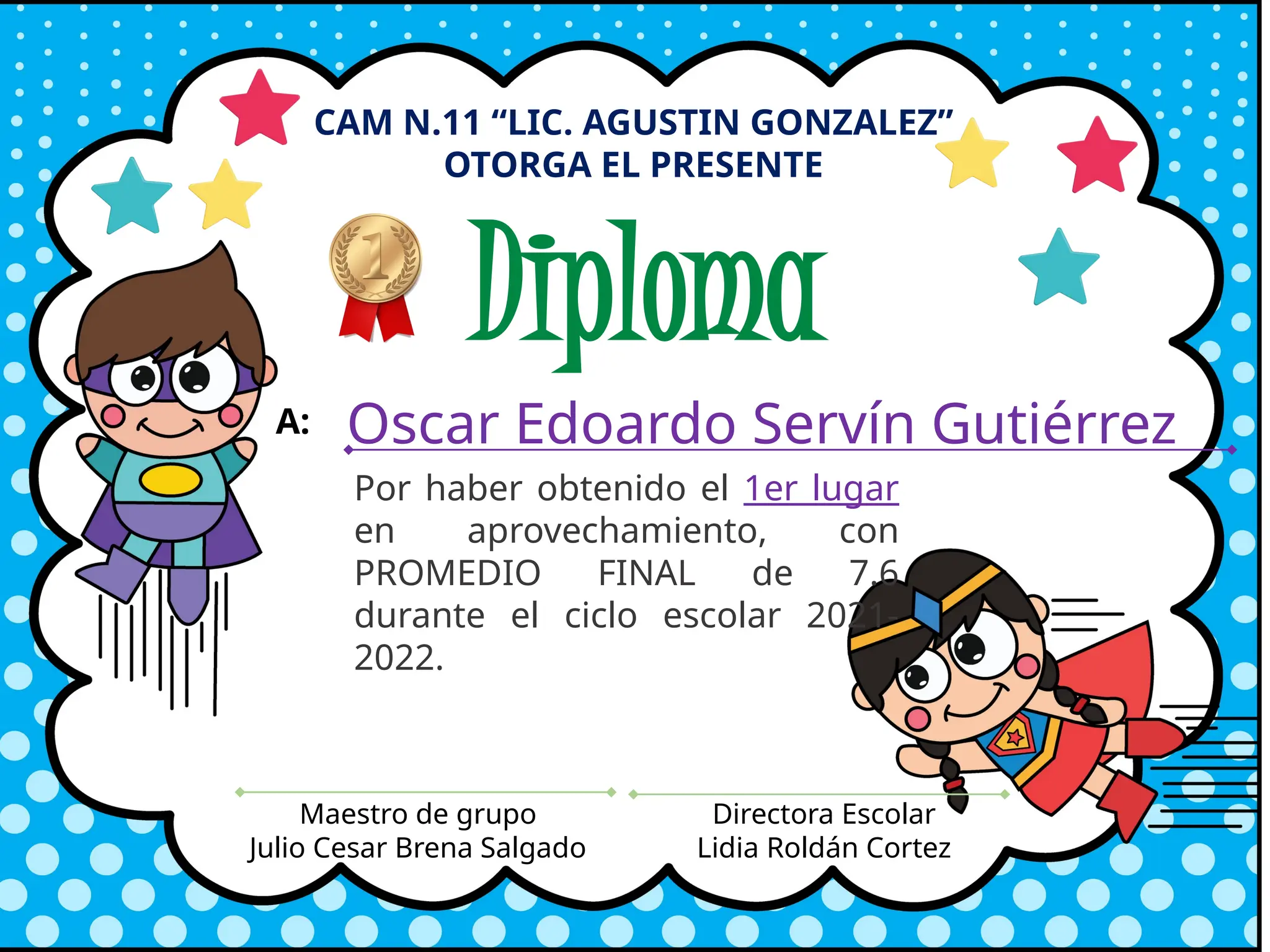 hermosos DIPLOMAS de graduación editables | PPTX