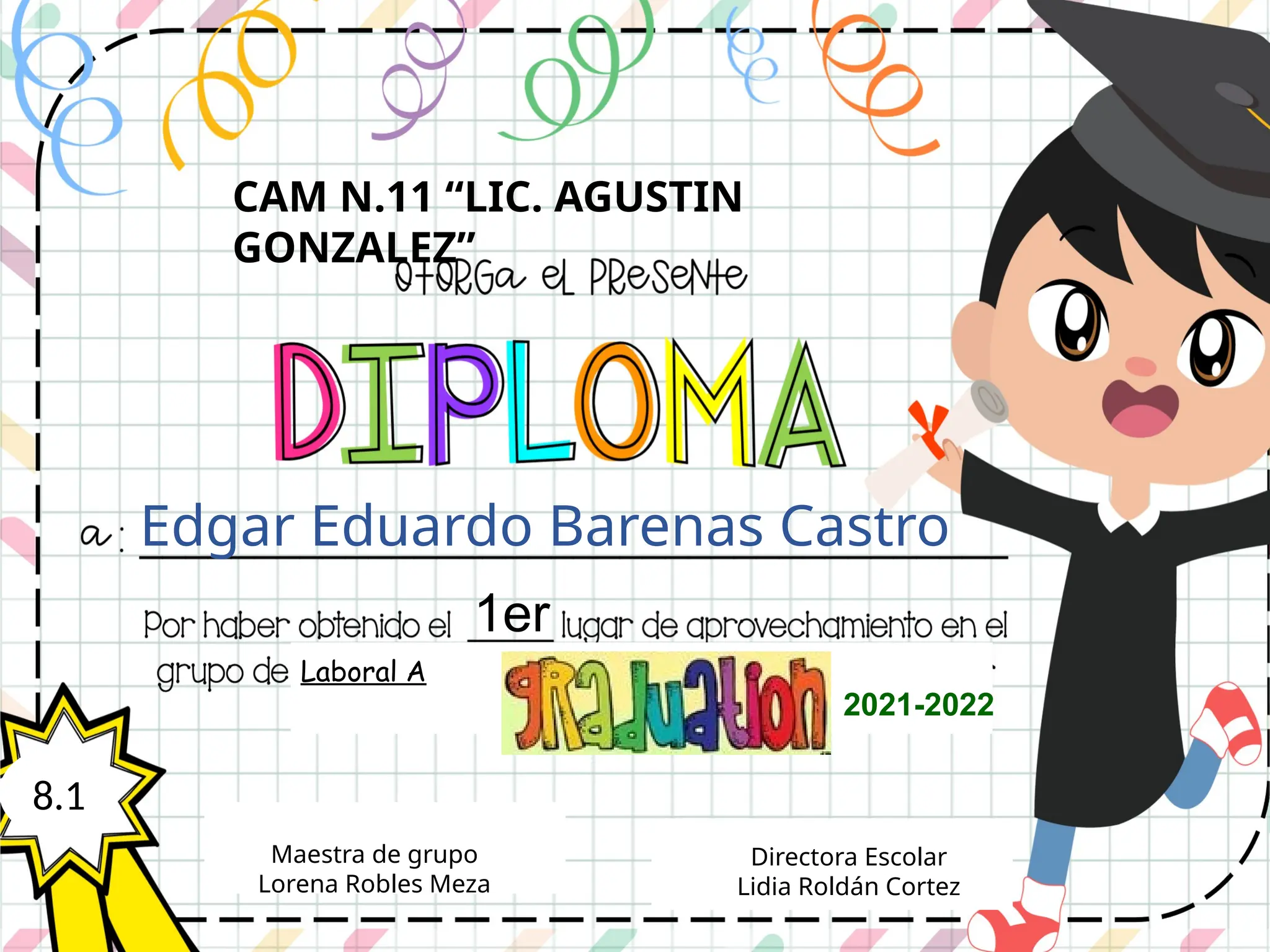 hermosos DIPLOMAS de graduación editables | PPTX