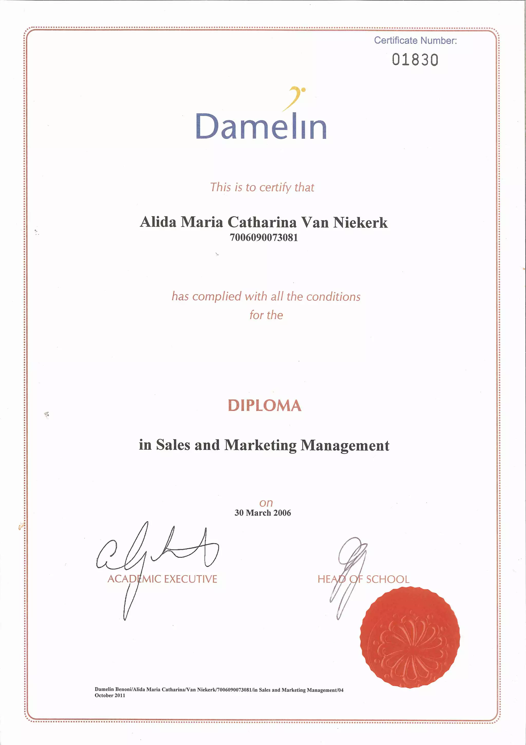 Diploma sales and marketing | PDF