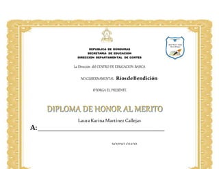 Diplomas de honor y perseverancia de los graduados | DOCX | Education industry | Industries