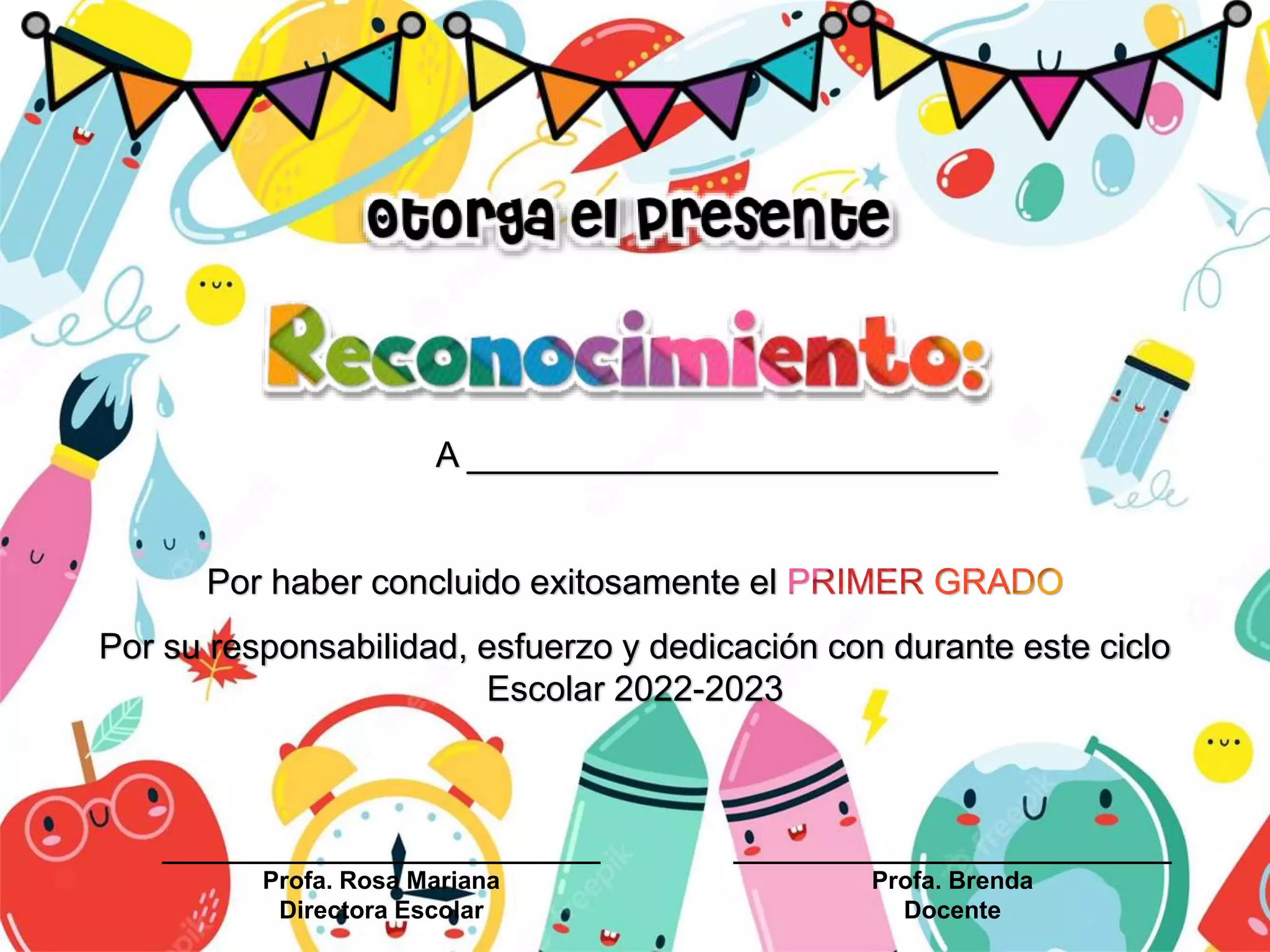 Diplomas editables para 1 y grado 2023.pptx