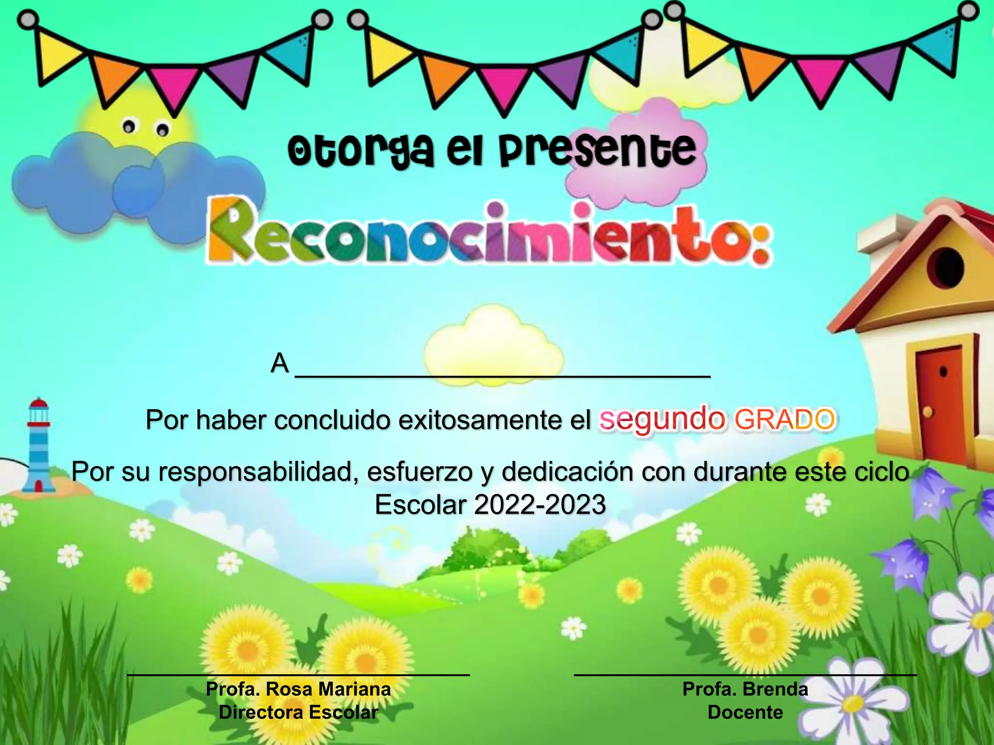 Diplomas editables para 1 y grado 2023.pptx