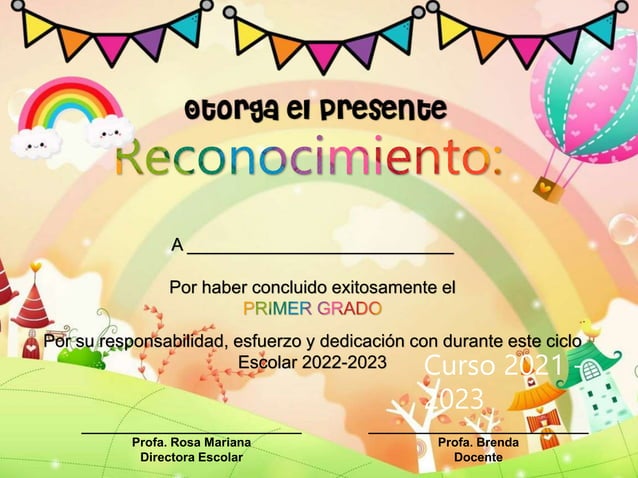 Diplomas editables para 1 y grado 2023.pptx