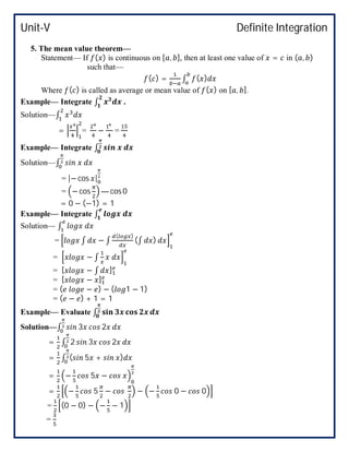Diploma_Semester-II_Advanced Mathematics_Definite Integration | PDF