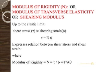 Diploma sem 2 applied science physics-unit 2-chap-1 elasticity | PPTX