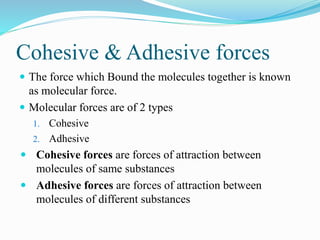 Diploma sem 2 applied science physics-unit 2-chap-2 surface-tension | PPTX