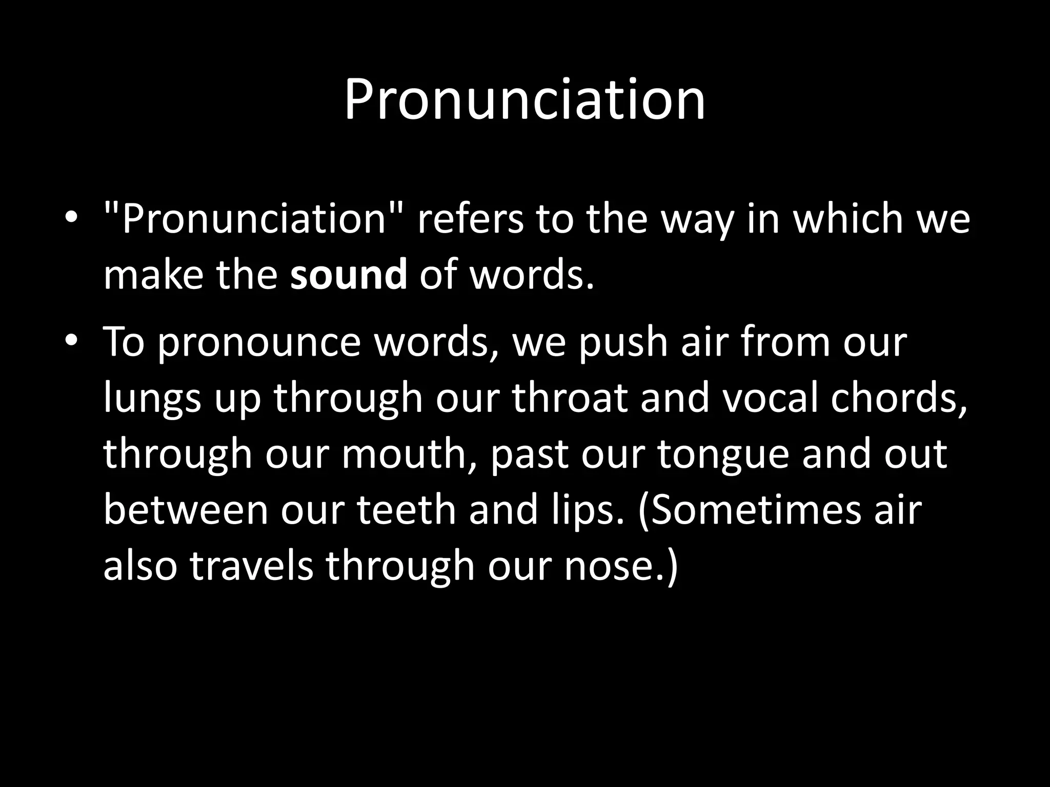 Diploma Sem II Unit III Pronunciation | PPTX