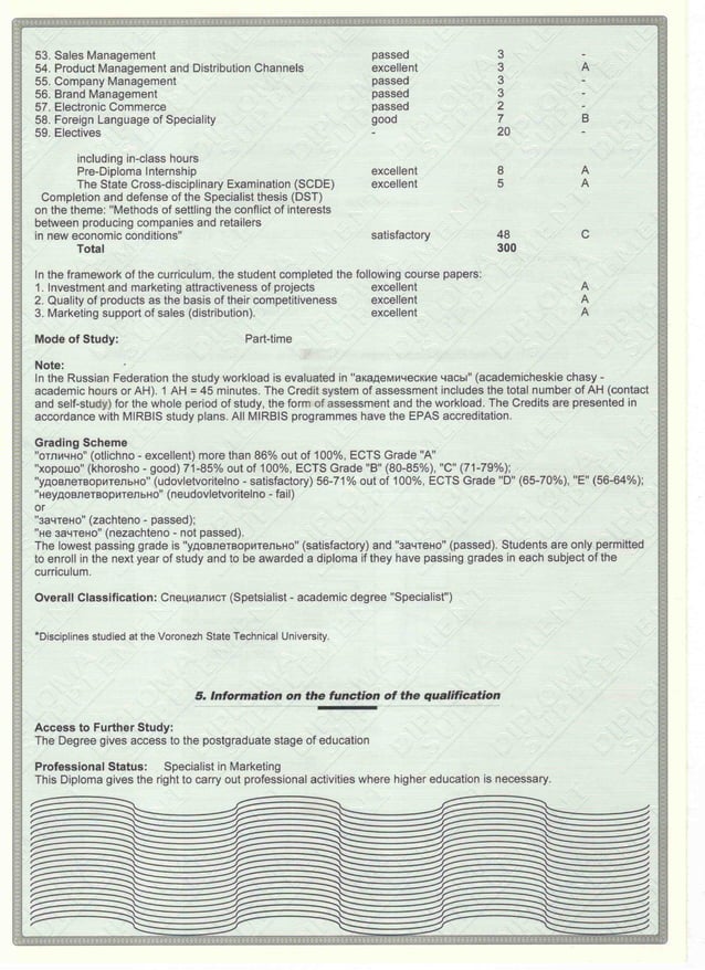 Diploma Supplement | PDF