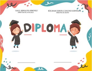 DIPLOMAS Y RECONOCIMIENTOS PARA CLAUSURA DE SEXTO GRADO DE PRIMARIA | DOCX